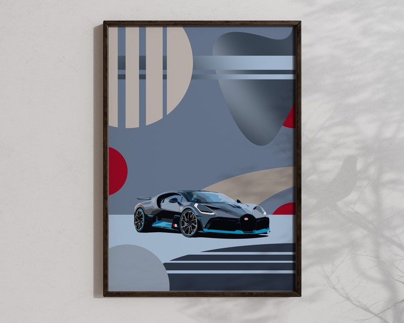 Bugatti Divo Posters, Printable Bugatti Wall Art, Hyper Car Decoration ...