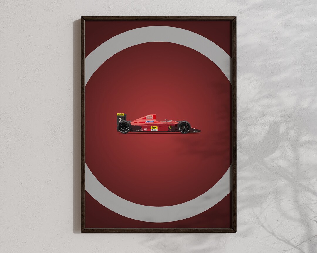 Printable Ferrari 641 Poster, Ferrari Race Car, Ferrari Decoration ...
