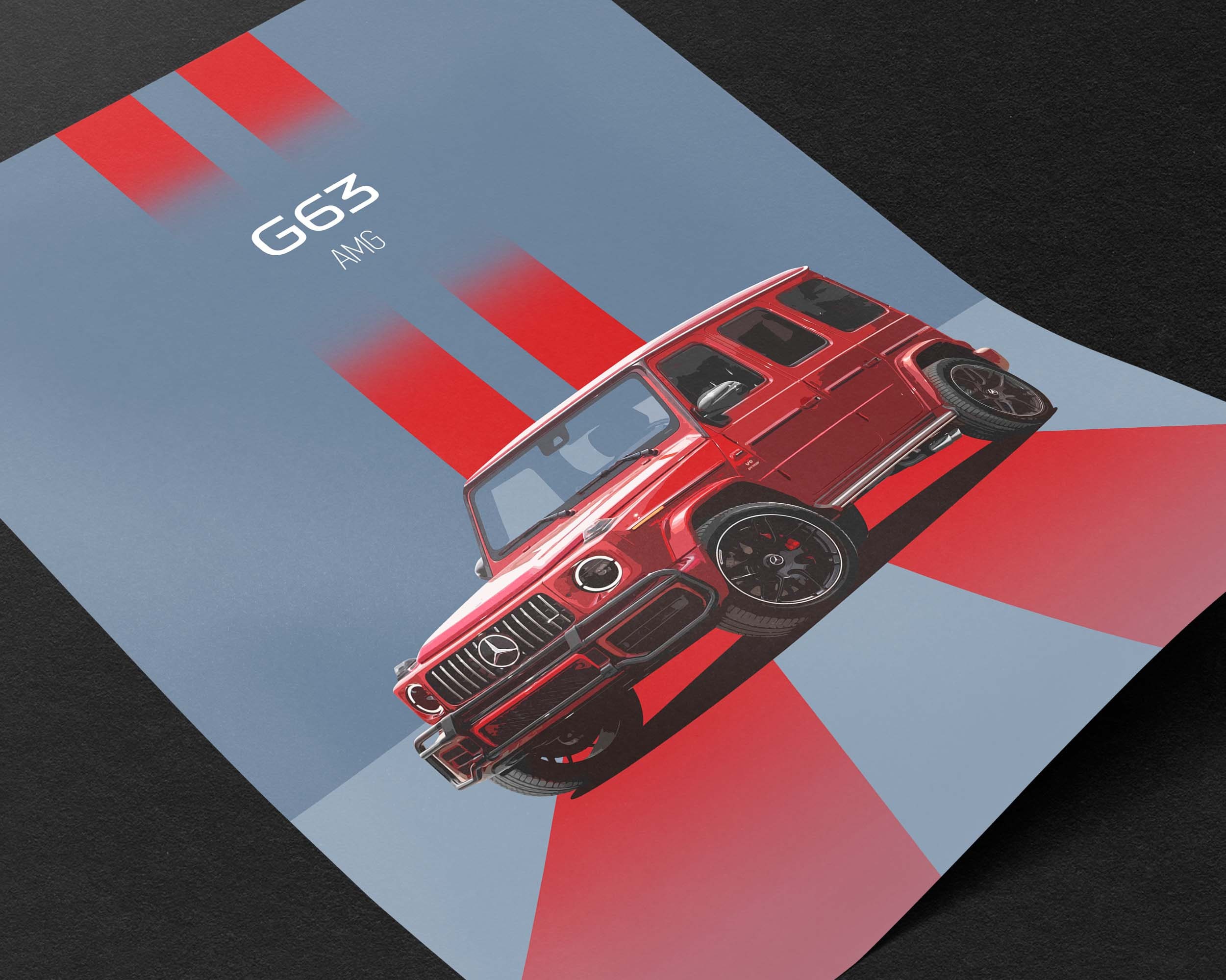 Printable Mercedes Benz G63 AMG Poster, Mercedes Wall Art, Military Car ...