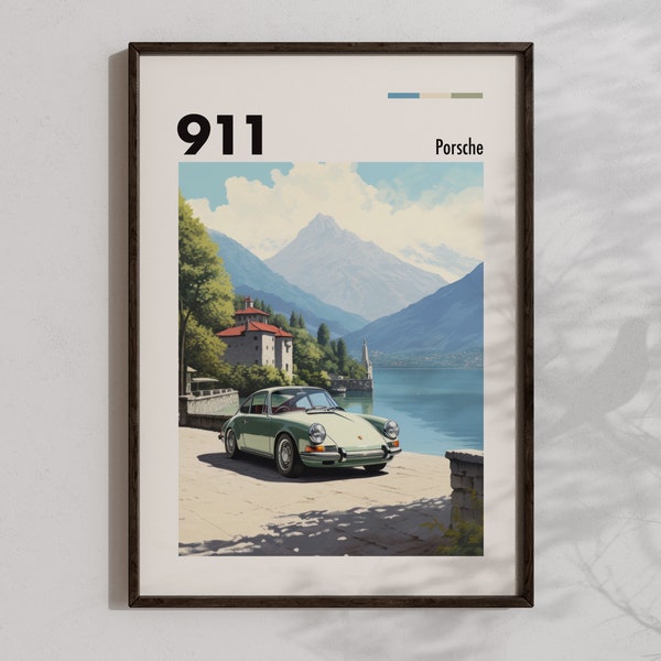 Porsche Artwork Printable - Etsy