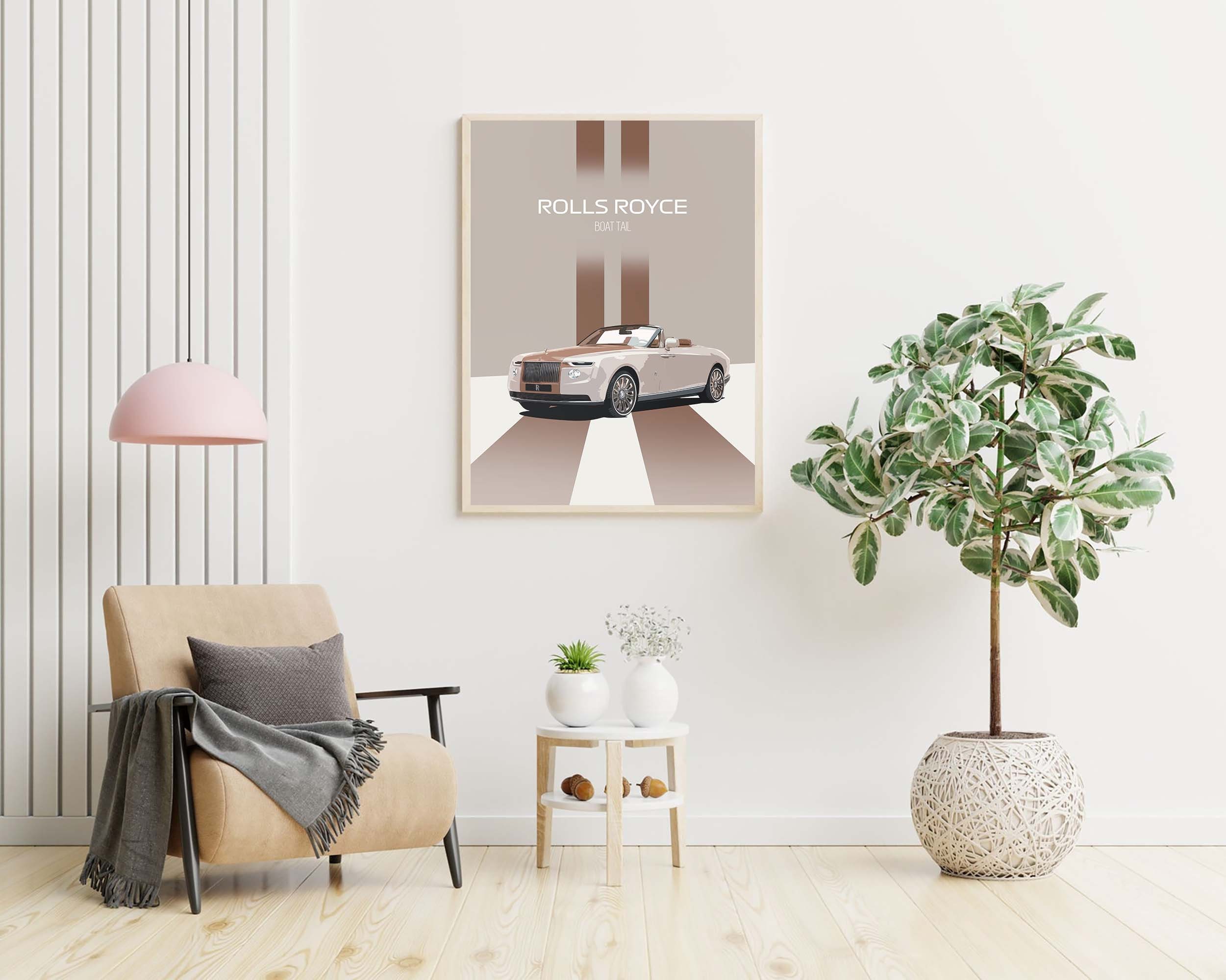 Rolls Royce Boat Tail Wall Art, Rolls Royce Poster, Printable Rolls ...