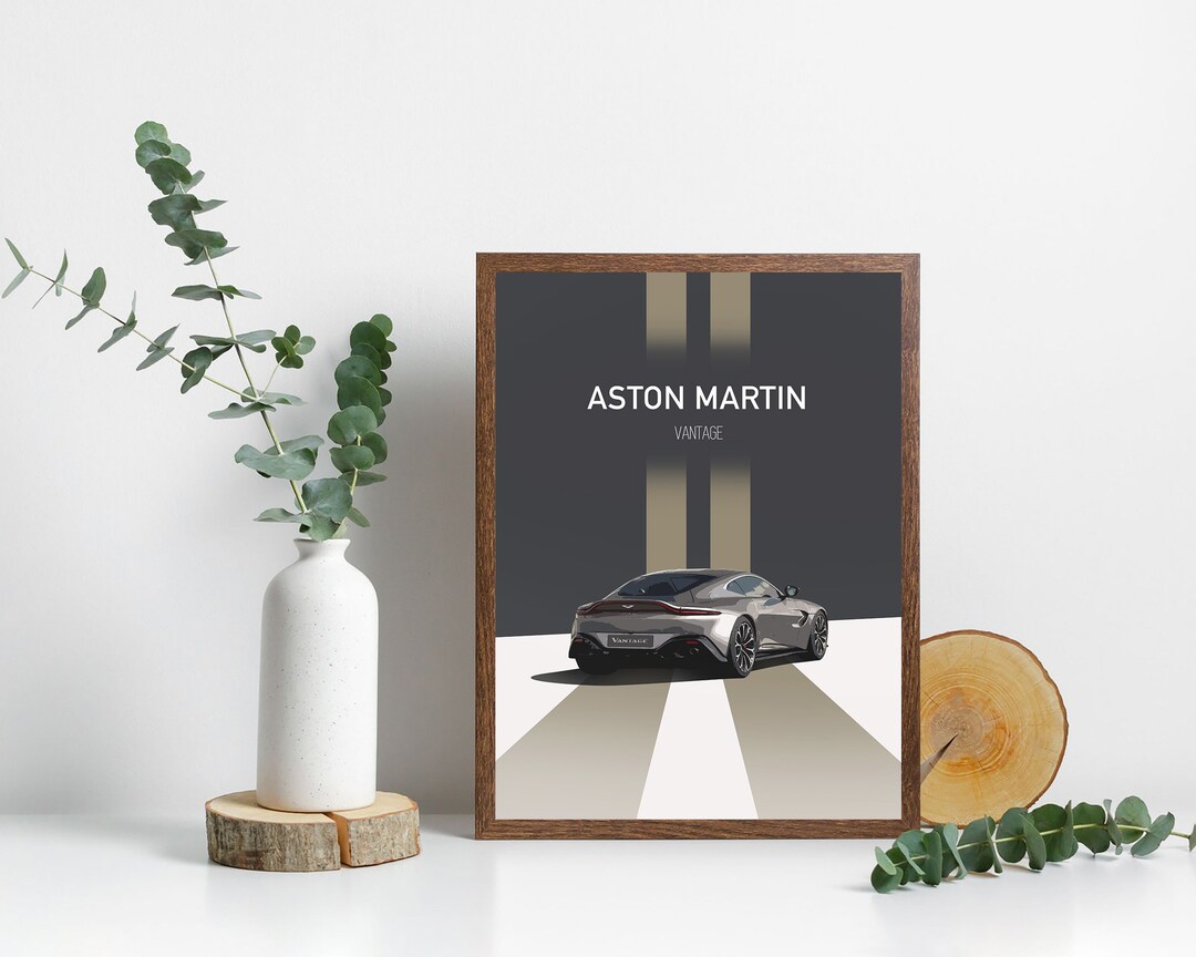 Printable Aston Martin Vantage Wall Art, Aston Martin Poster, Luxury ...