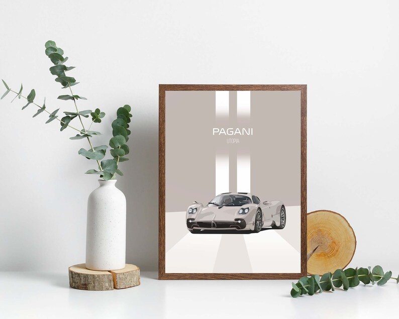 Pagani Utopia Wall Art, Printable Pagani Artwork, Pagani Poster ...