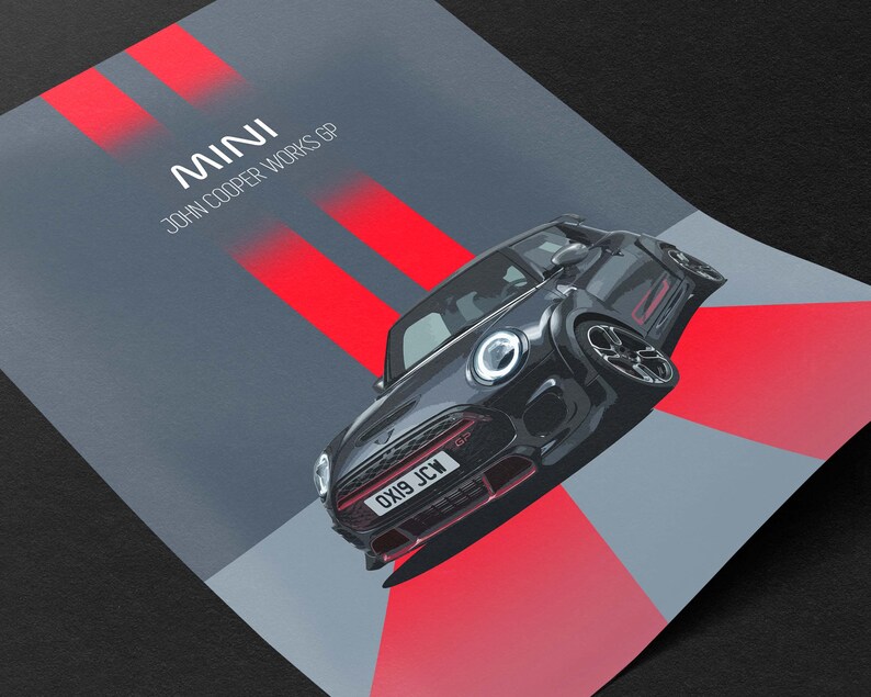 Printable Mini John Cooper Works GP Wall Art, Mini Art, Mini Poster ...