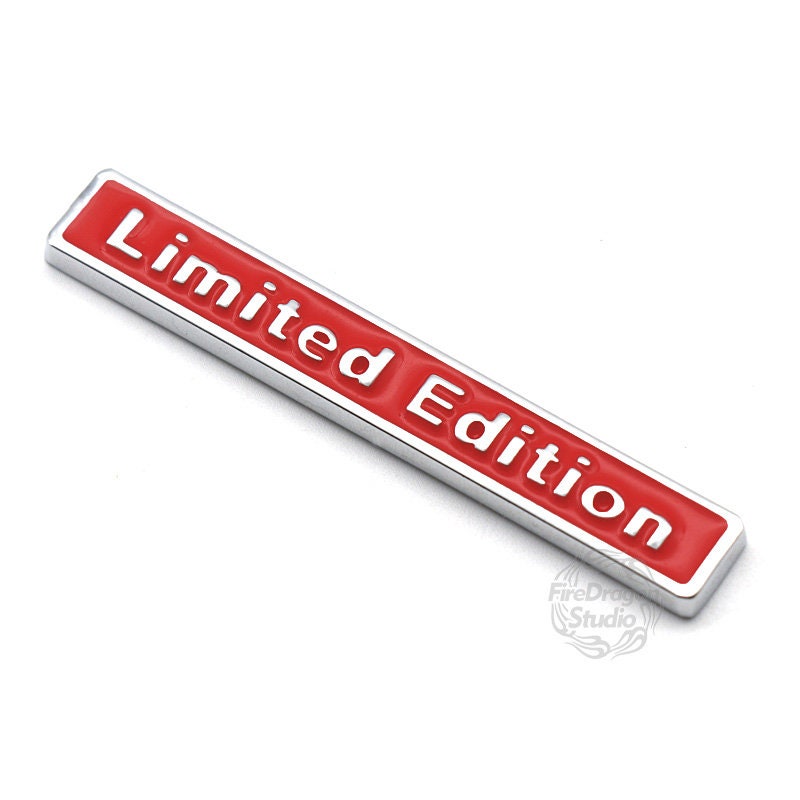 Small Limited Edition Metal Emblem Badge Stickers for Car Auto - Etsy