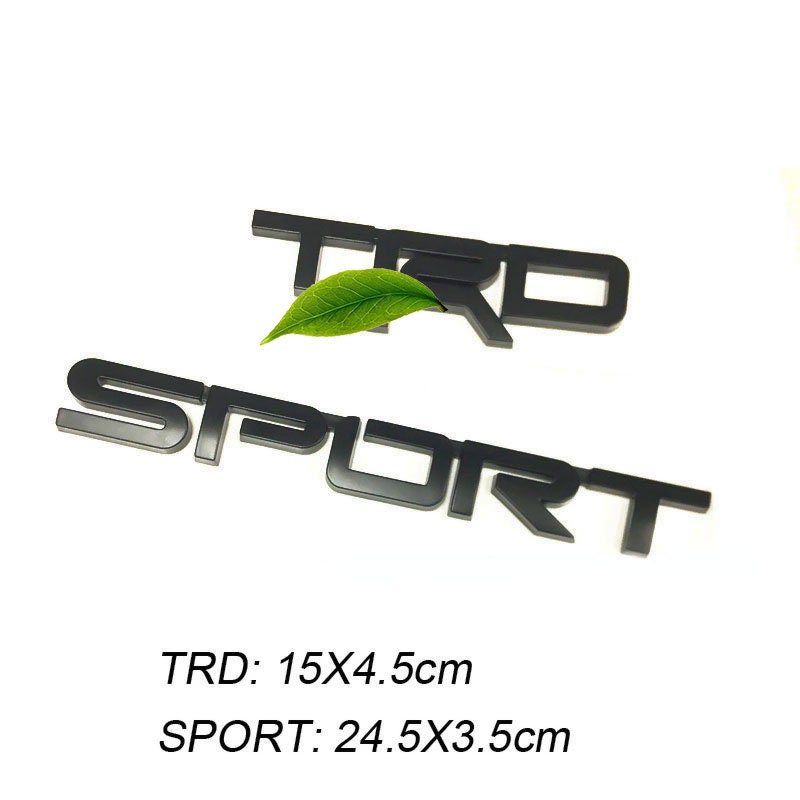 Trd Decal Emblems Badges Stickers for Car TRD Sport Auto Side Fender ...