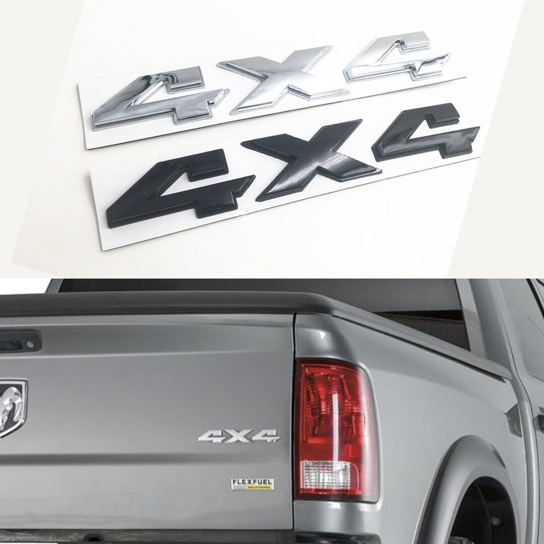 4X4 off Road Car Auto Metal Emblem Badge Stickers for Fender Tailgate ...