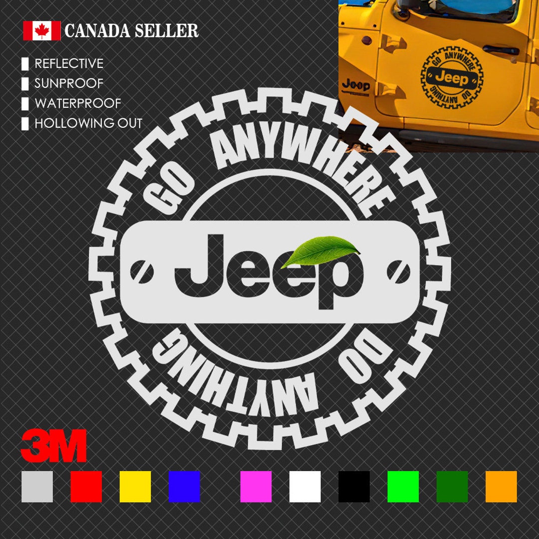 3M Reflective Decal Stickers Car Auto Offroad 4X4 4WD Auto Side Fender ...