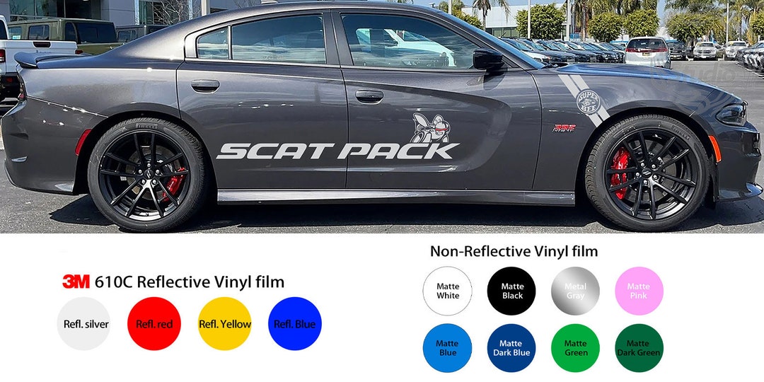 3M Reflective Super Bee Superbee Scat Pack Decal Stickers Car Auto Auto ...