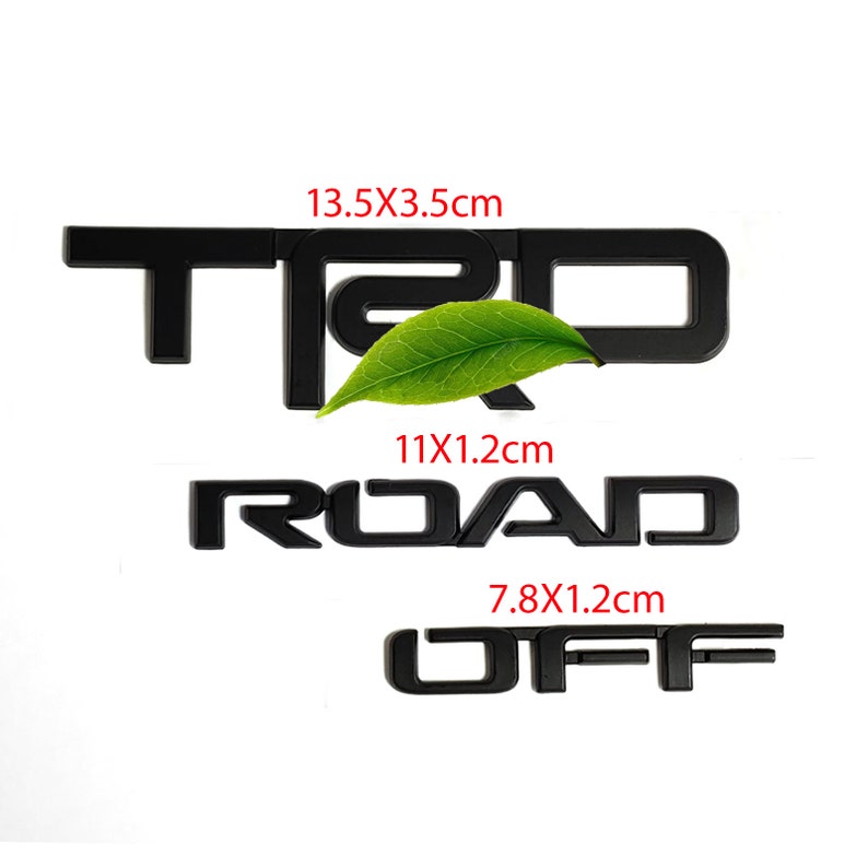 Trd Decal Emblems Badges Stickers for Car TRD Sports Auto Side Fender ...
