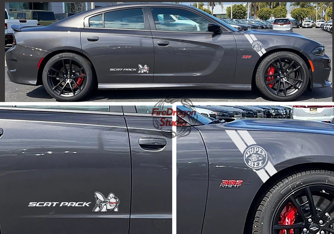 3M Reflective Super Bee Scat Pack Decal Stickers Car Auto Auto Rear ...