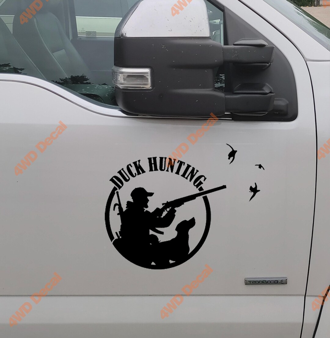 3M Reflective Duck Hunter Hunting Car Stickers Outdoor Waterproof & Uv ...