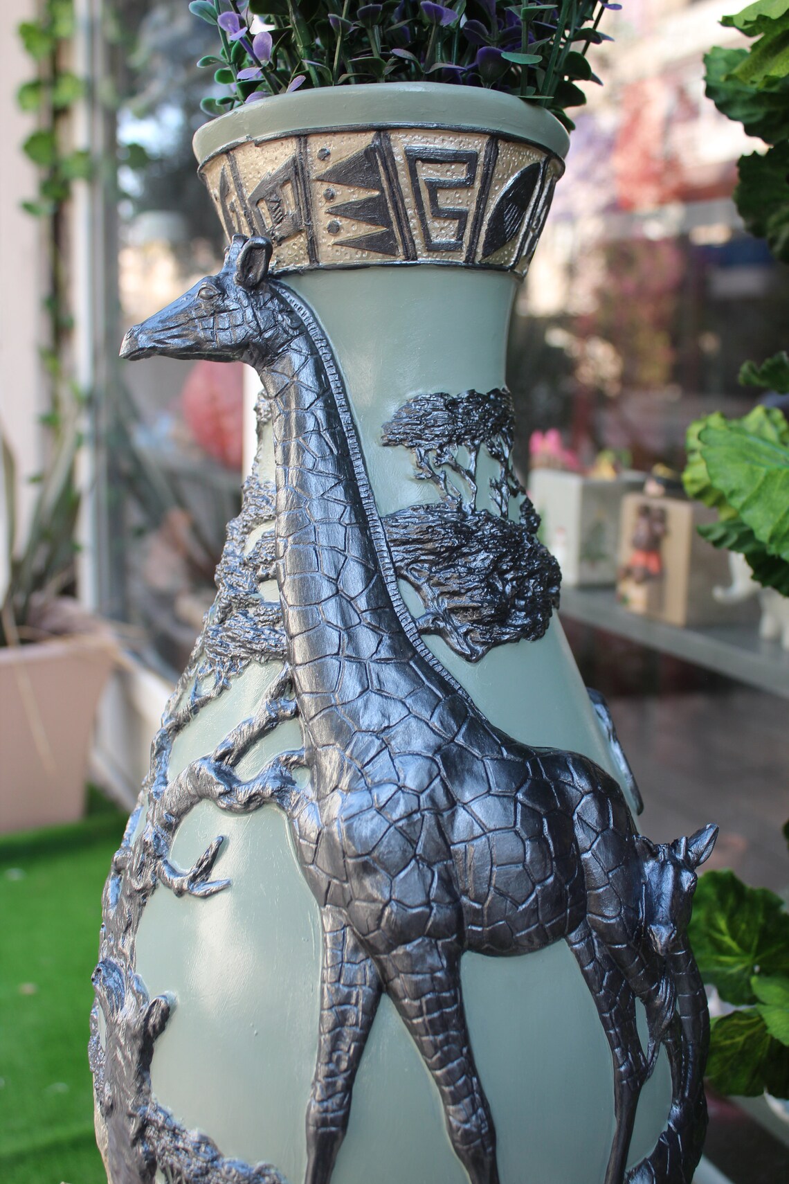 Giraffe Vase,homedecor,16 Inc Vase,handmade - Etsy