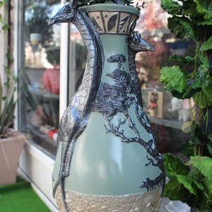 Giraffe Vase,homedecor,16 Inc Vase,handmade - Etsy