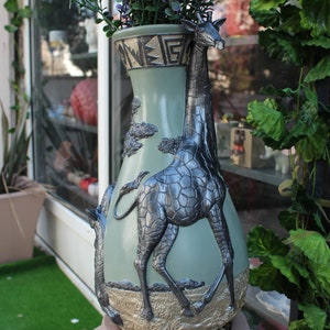 Giraffe Vase,homedecor,16 Inc Vase,handmade - Etsy