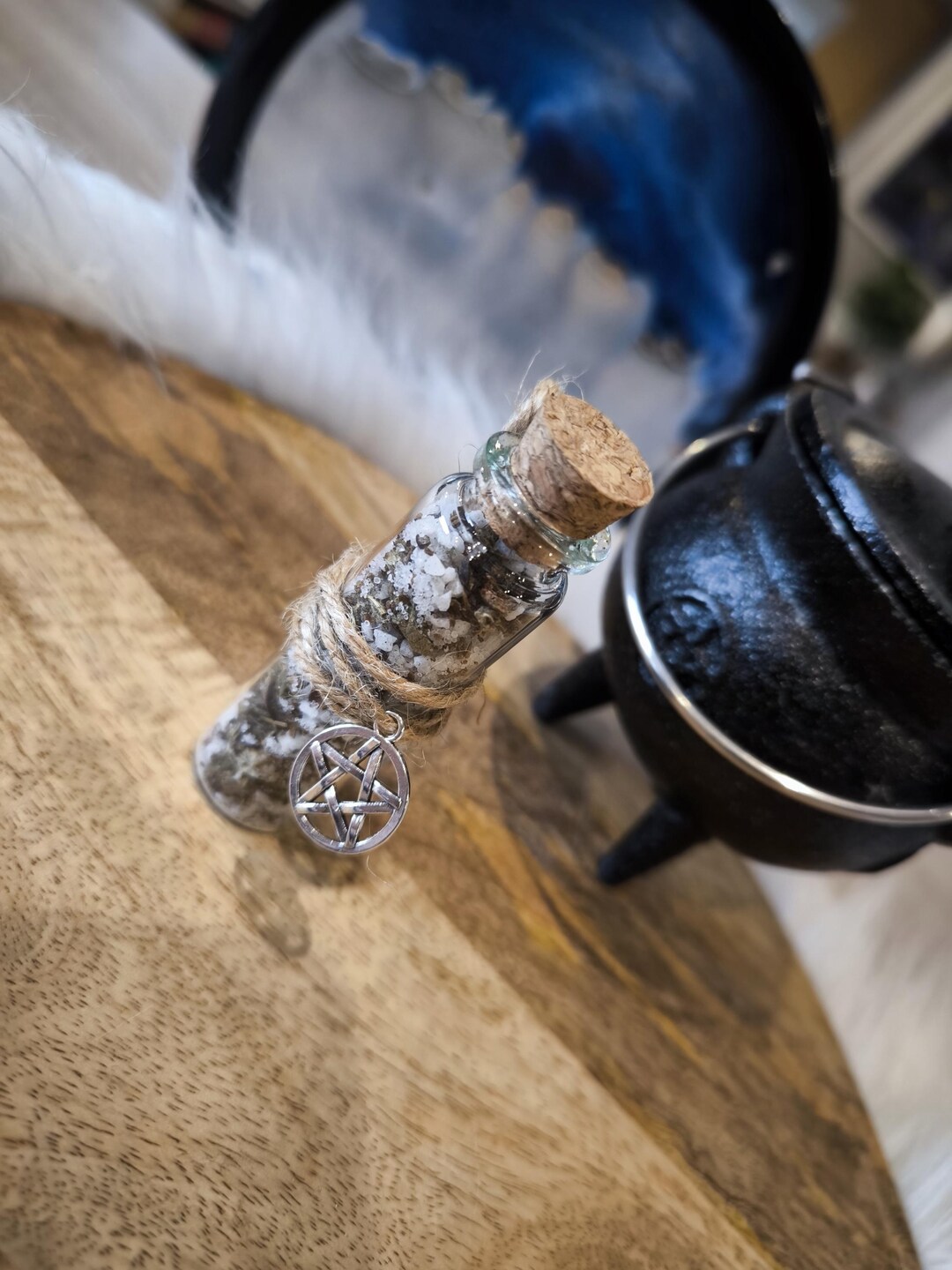 Protective & Ritual Salt – Handmade Witch's Salt in a Glass Bottle - Etsy