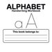 Alphabet Handwriting Workbook - Etsy