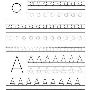 Alphabet Handwriting Workbook - Etsy