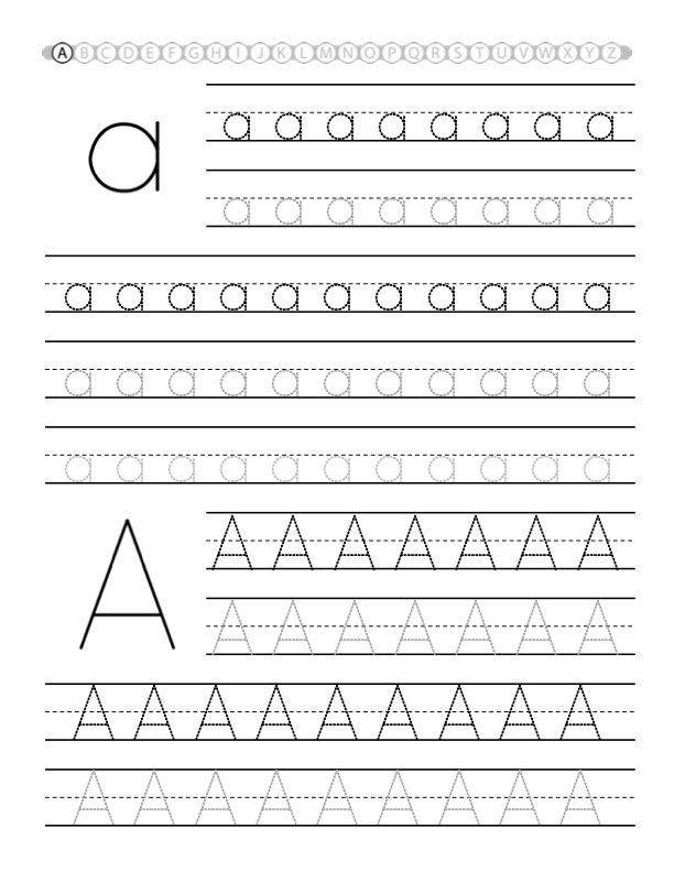 Alphabet Handwriting Workbook - Etsy