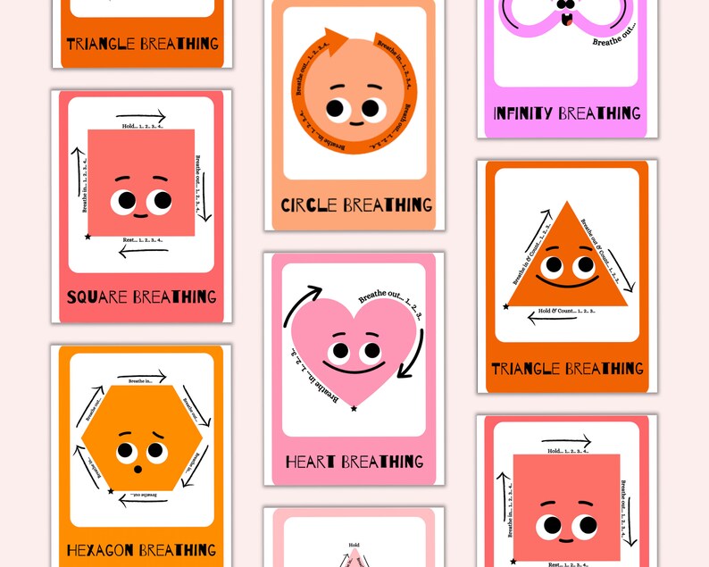 Breathing Exercises for Kids, Mindfulness for Kids, Colorful Breathing ...