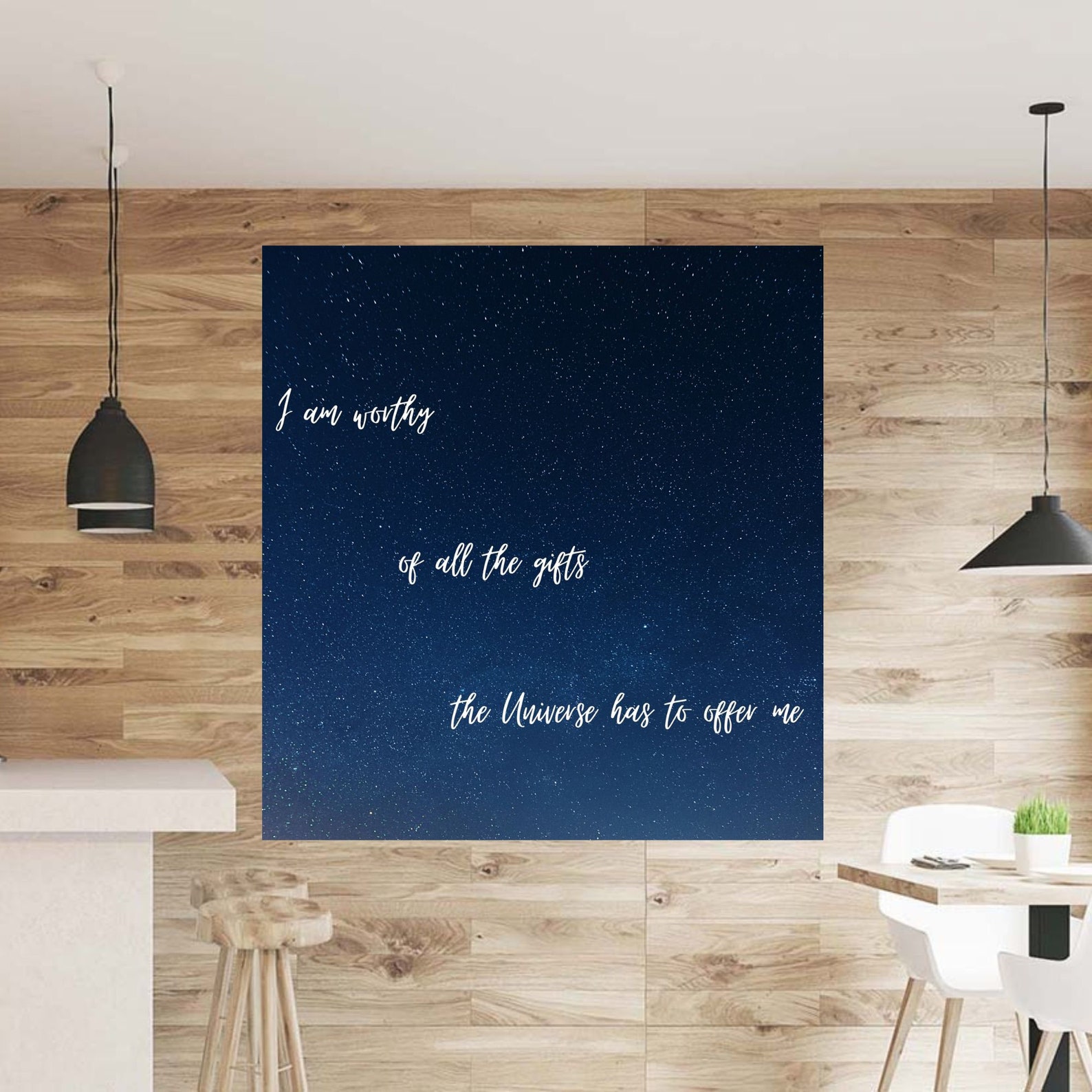 Digital Printable Art Positive Affirmation Self Love Manifest Stars ...