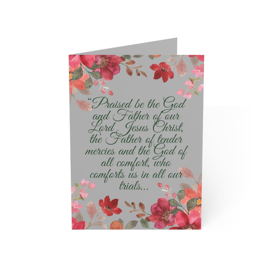 Bible Verse Greeting Cards, Scripture Greeting Cards, Encouragement ...