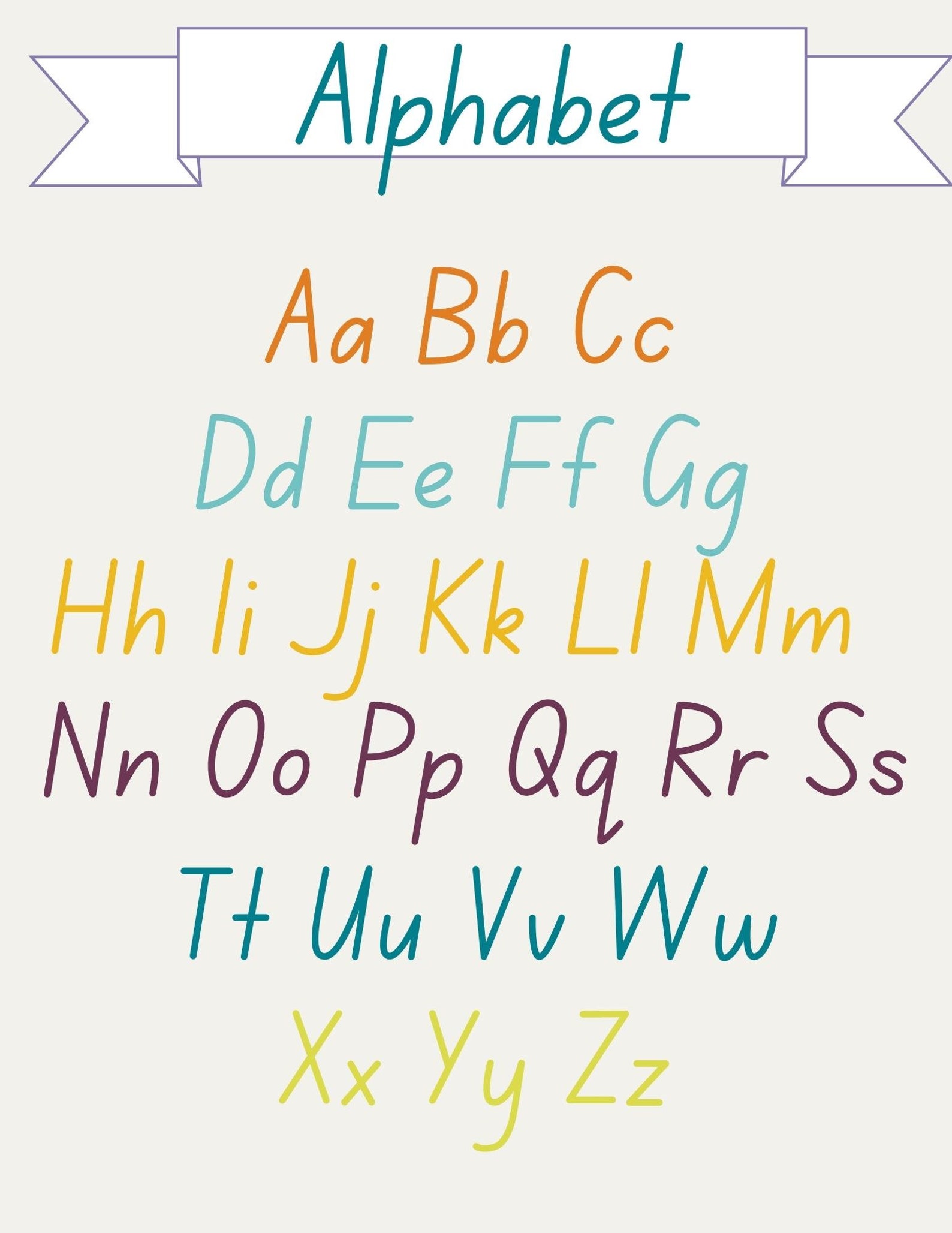 Homeschool Packet Alphabet Days of Week Months of the - Etsy