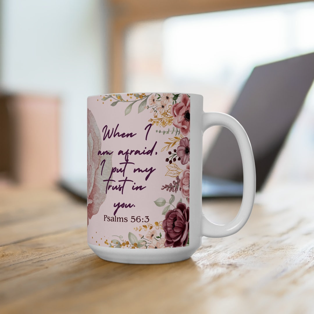 2024 JW Yeartext Mug, JW Mug, Gifts for JW, Psalm 56:3 Yeartext Mug ...