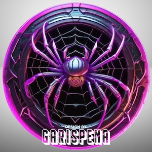 Spider Twitch Sub Badges, Sub Bit Badges for Streamers, Kick, Vtuber ...