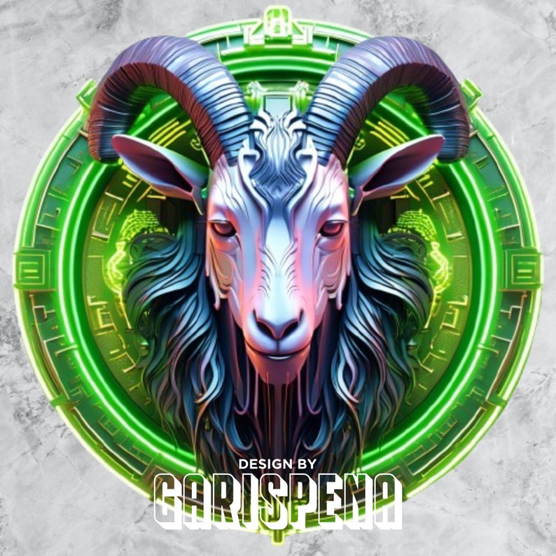 Goat Twitch Sub Badges: Mecha Streamer Emotes (PNG Digital Download ...