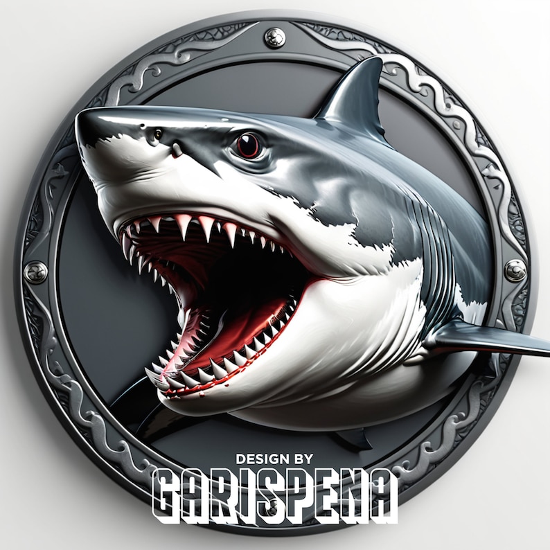 Shark Twitch Sub Badges: Streamer Emotes, Vtuber Avatars (PNG Digital ...