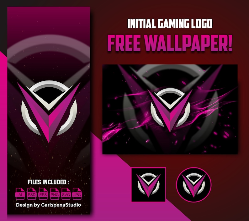 I Will Create an Initial Monogram Logo for Esports Gaming, Kick ...