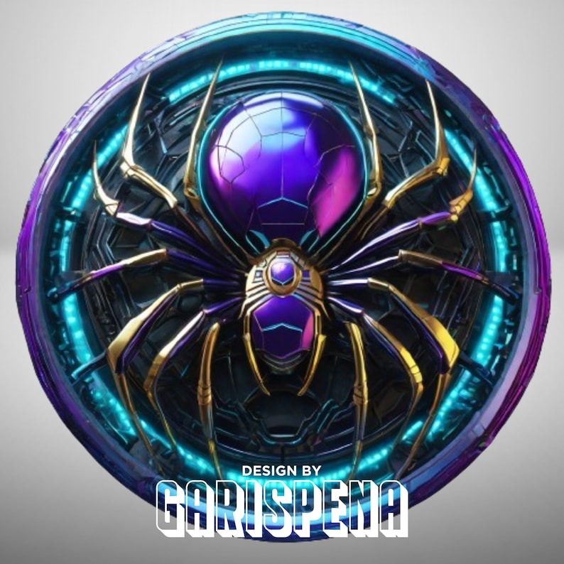 Spider Twitch Sub Badges: Streamer Emotes, Vtuber Avatars (digital ...