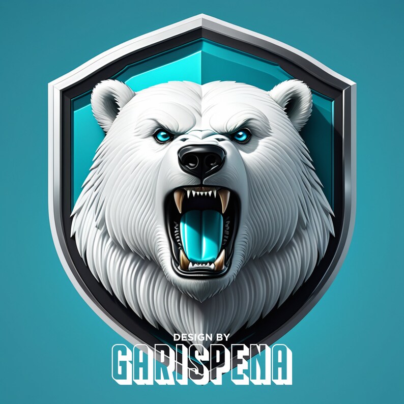 Polar Bear Twitch Sub Badges: PNG Emotes, Kick Badges (digital Download ...