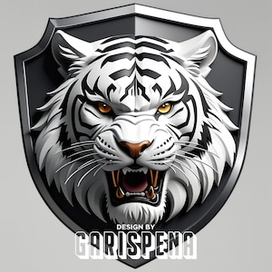 Tiger Twitch Sub Badges, Sub Bit Badges for Streamers, Kick, Vtuber ...