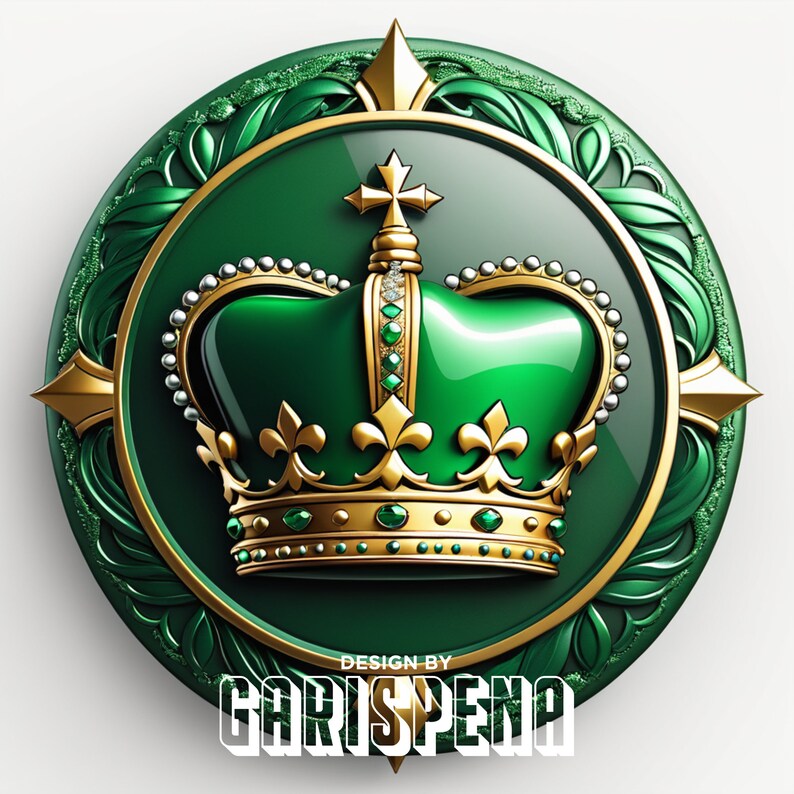 Crown Twitch Sub Badges: Streamer Emotes, Vtuber Avatars (PNG Digital ...