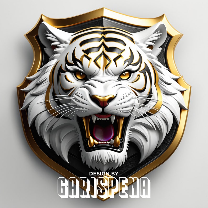 Tiger Twitch Sub Badges, Sub Bit Badges for Streamers, Kick, Vtuber ...