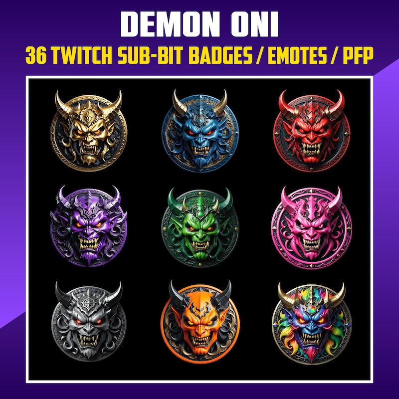 Demon Slayer Badge - Etsy