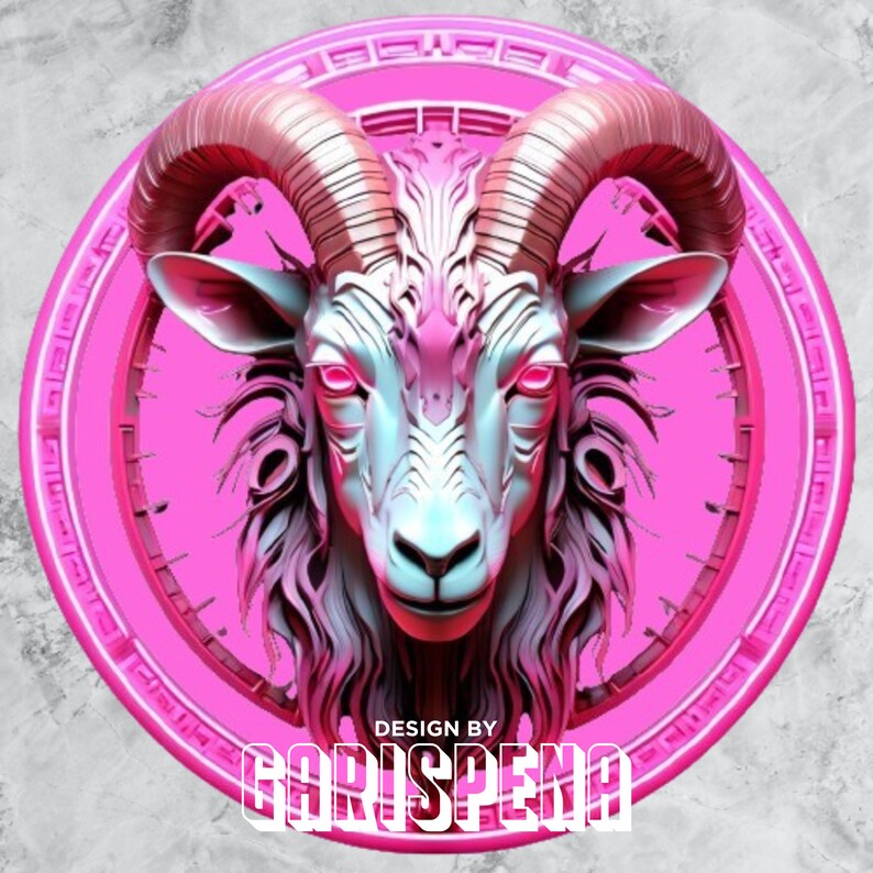 Goat Twitch Sub Badges: Mecha Streamer Emotes (PNG Digital Download ...