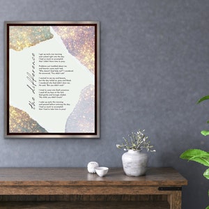 The Difference Poem (digital Download) - Religious Prayer Reminder ...