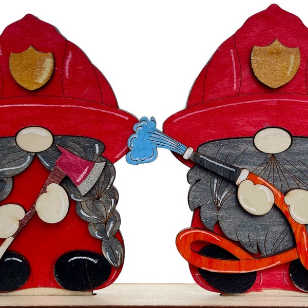 Firefighter Gnomes - Etsy