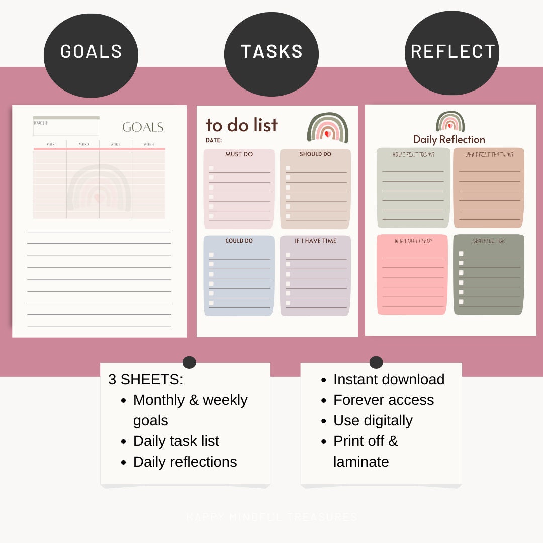 Simple, Quick, and Easy Planner - Etsy