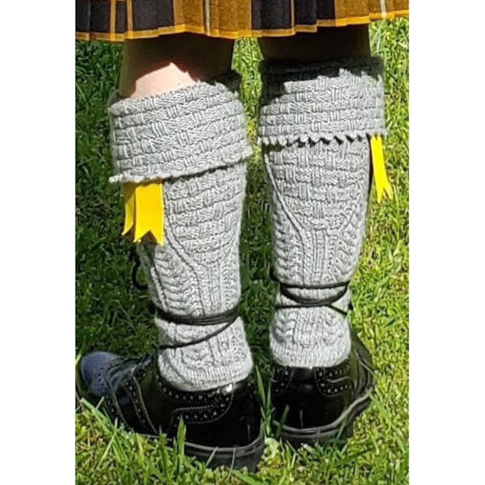Basket Weave and Cable Kilt Hose Knitting Pattern - Etsy