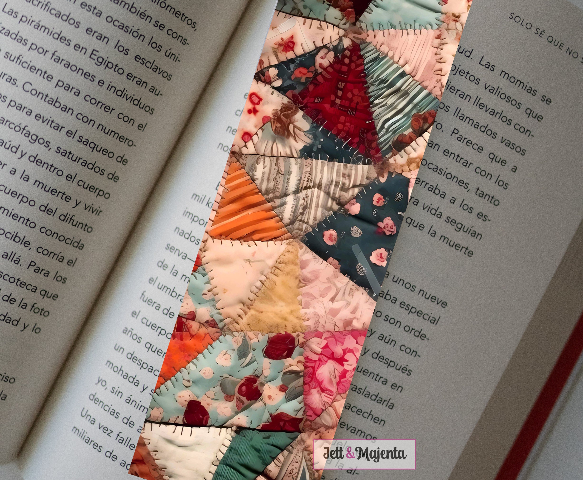 Printable Quilt Bookmarks | Digital Download | Set of 4 Bookmarks ...