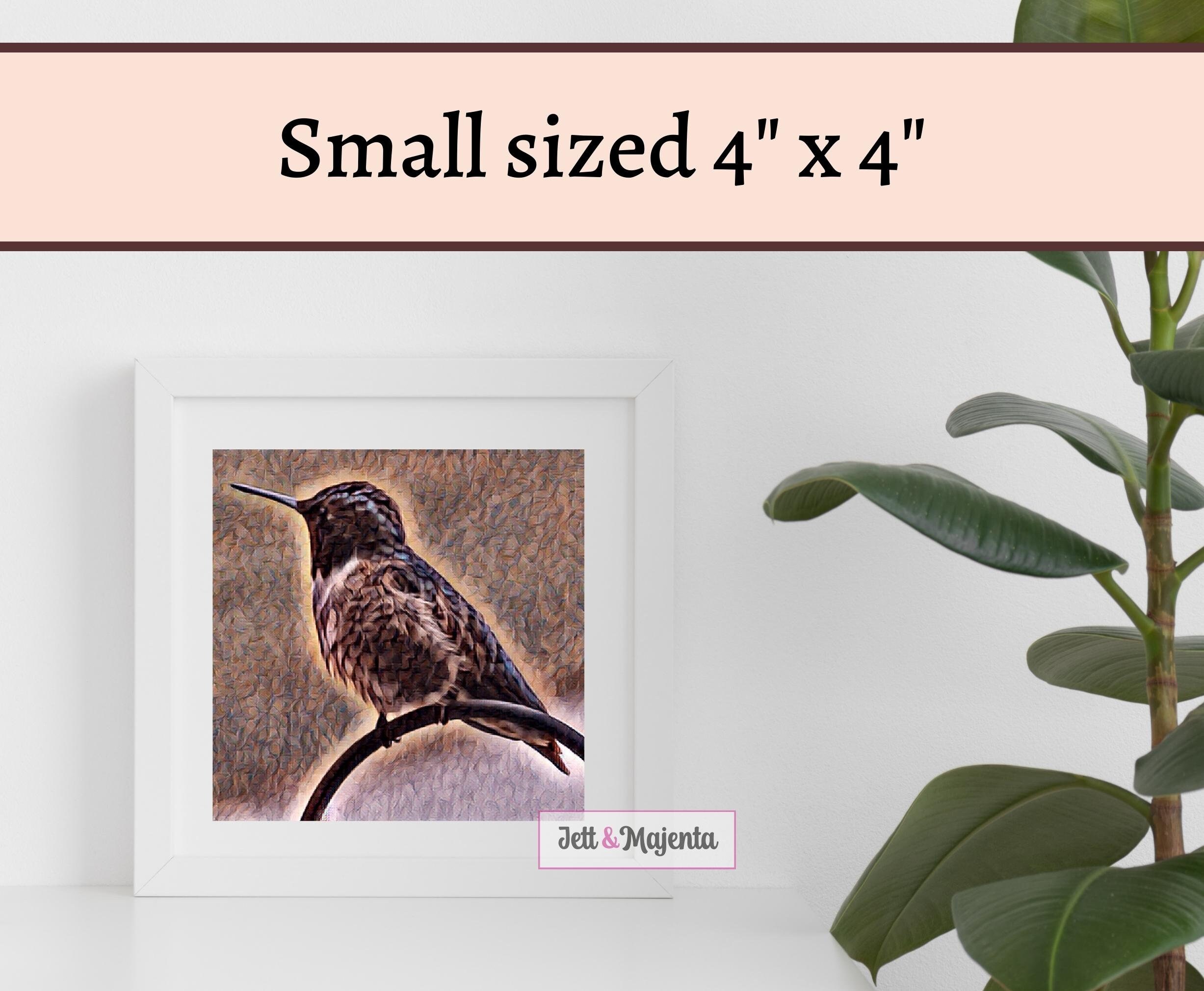 Hummingbird Printable Square Digital Download Birdwatcher - Etsy
