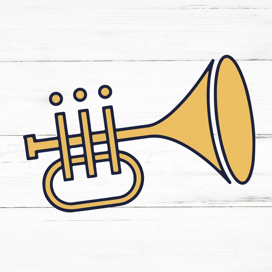 Trumpet SVG, Trumpet PNG, Trumpet Design Files, Trumpet Bundle, Trumpet ...