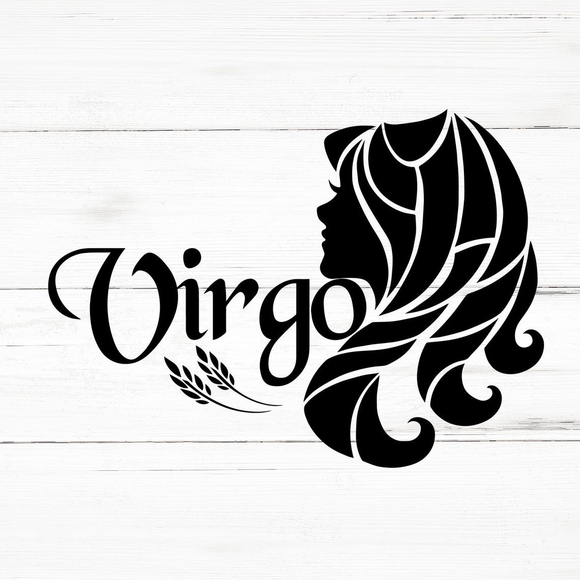 Virgo SVG, Virgo PNG, Virgo Design Files, Virgo Bundle, Virgo Designs ...