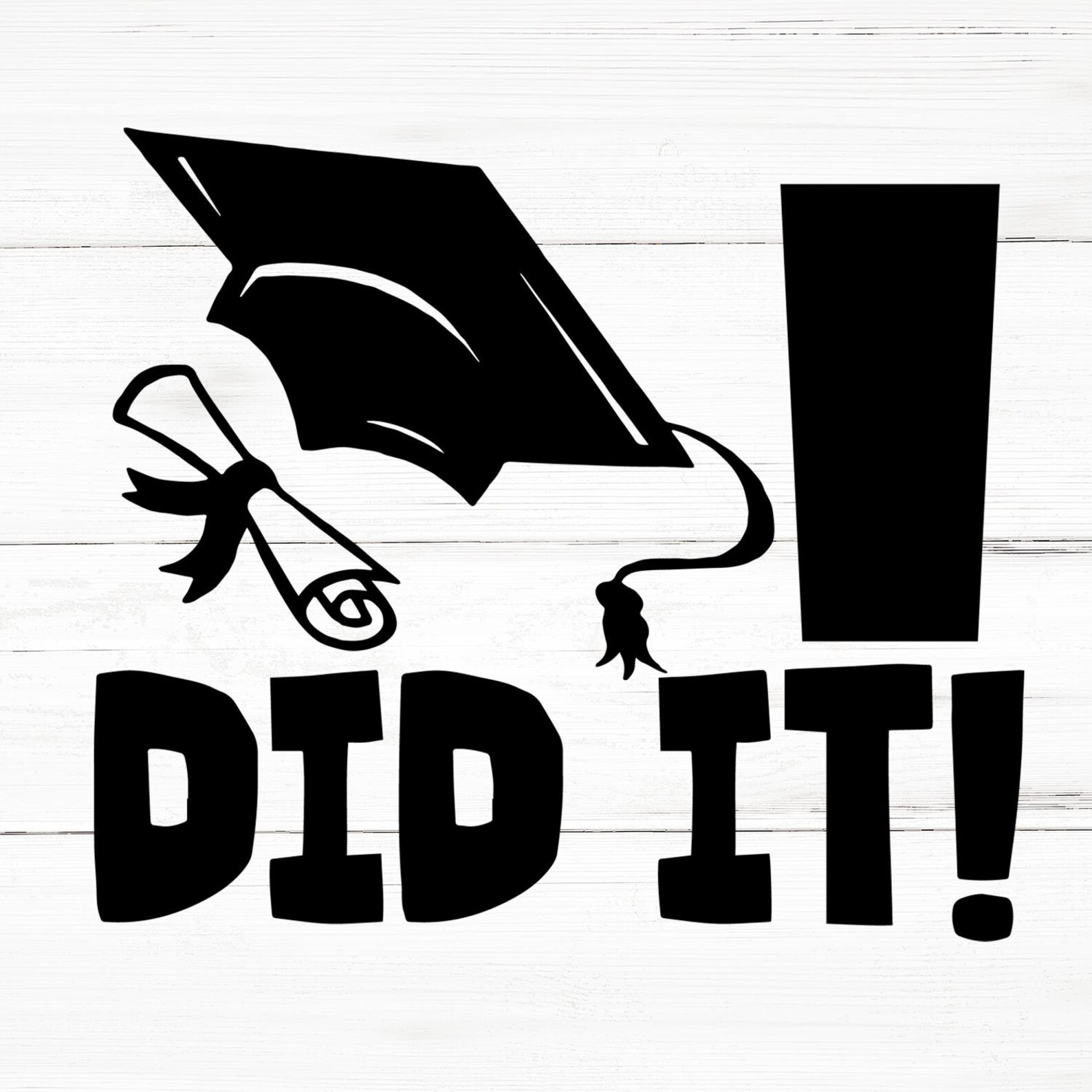 I Did It! SVG, I Did It! PNG, I Did It! Design Files, I Did It! Bundle ...