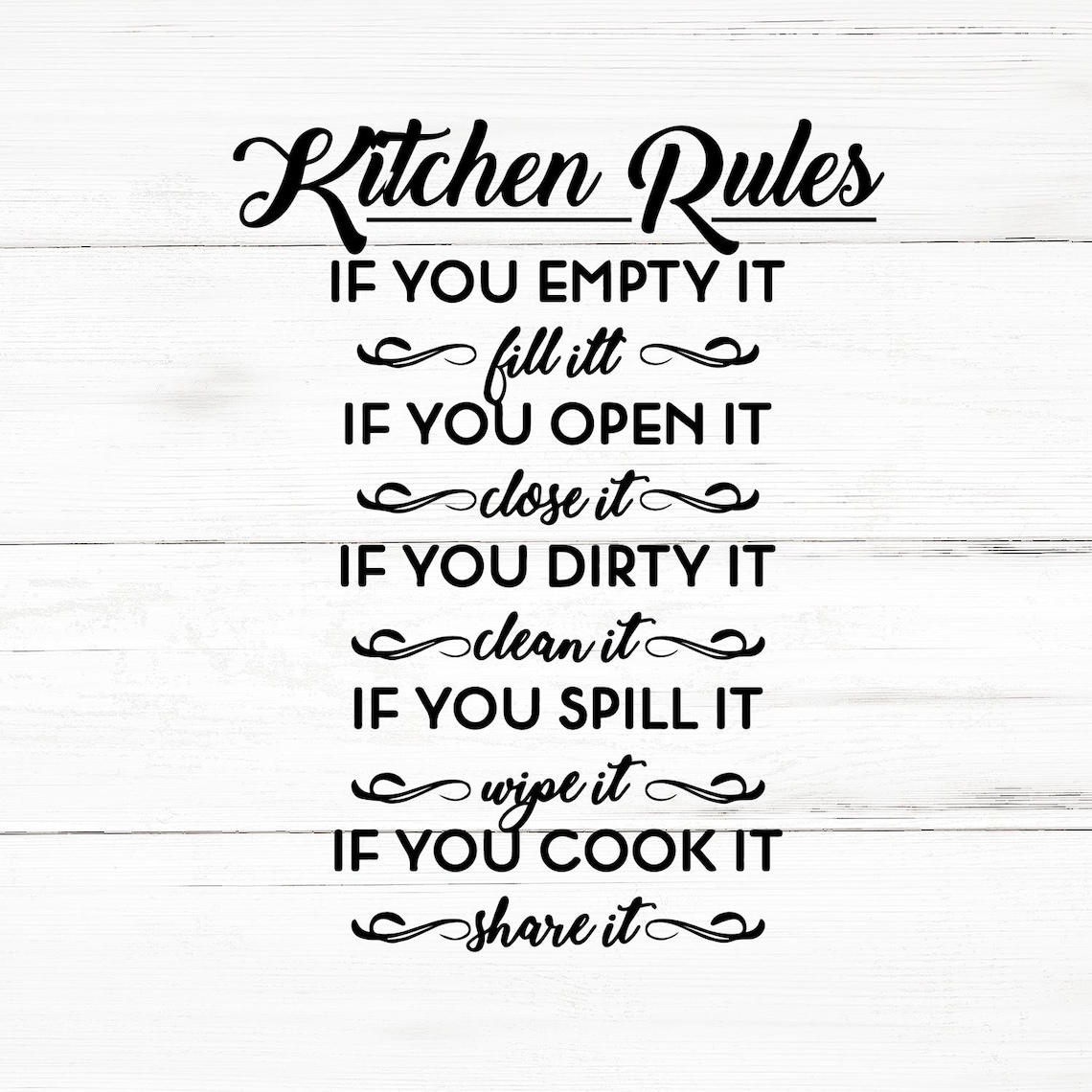 Kitchen Rules SVG, Kitchen Rules PNG, Kitchen Rules Design Files ...