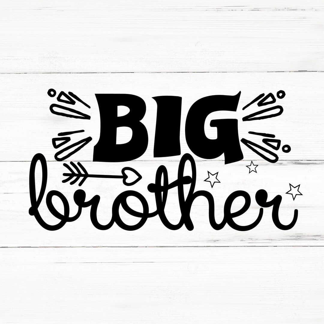 Big Brother SVG, Big Brother PNG, Big Brother Design Files, Big Brother ...